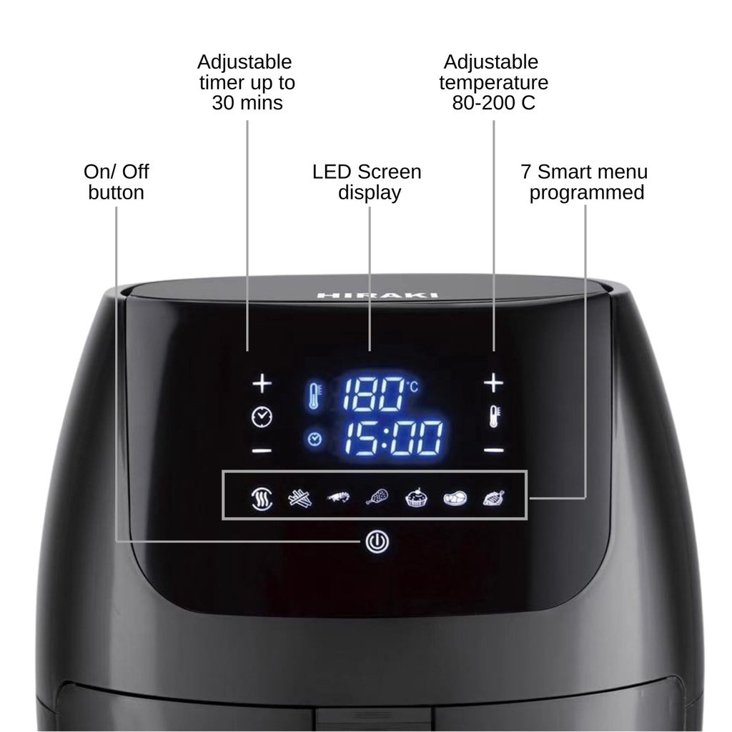 Hiraki Digital Air Fryer Review at Matthew Boston blog